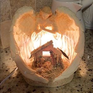 Holiday | Angel Nightlight With Nativity | Poshmark